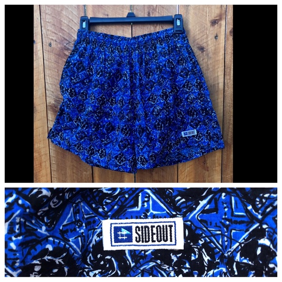 Sideout | Swim | Vintage Sideout Mens Swim Shorts Trunks With Pockets ...